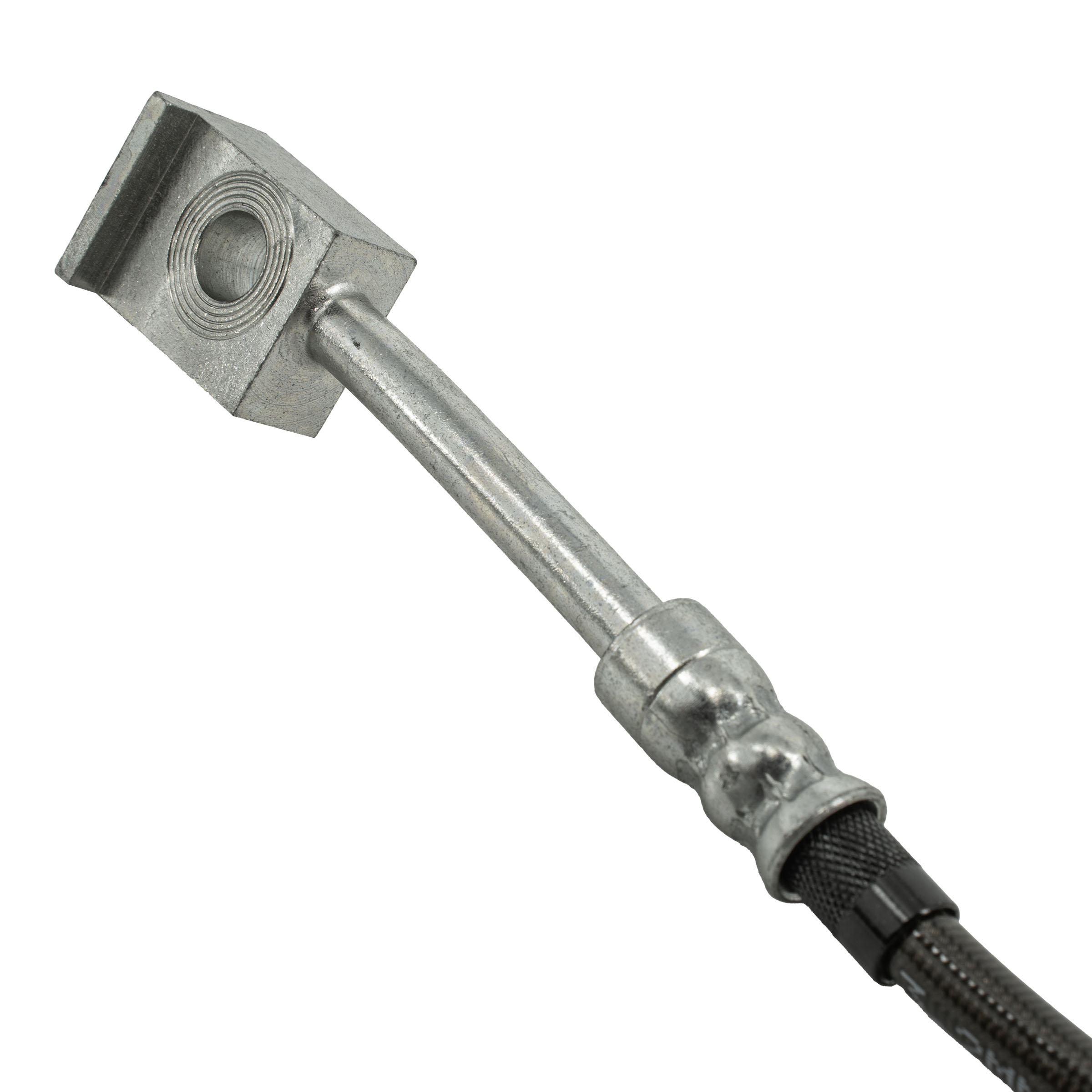 Custom Braided Brake Caliper Hose, 76-79 Caliper to 66-75 Ford Bronco