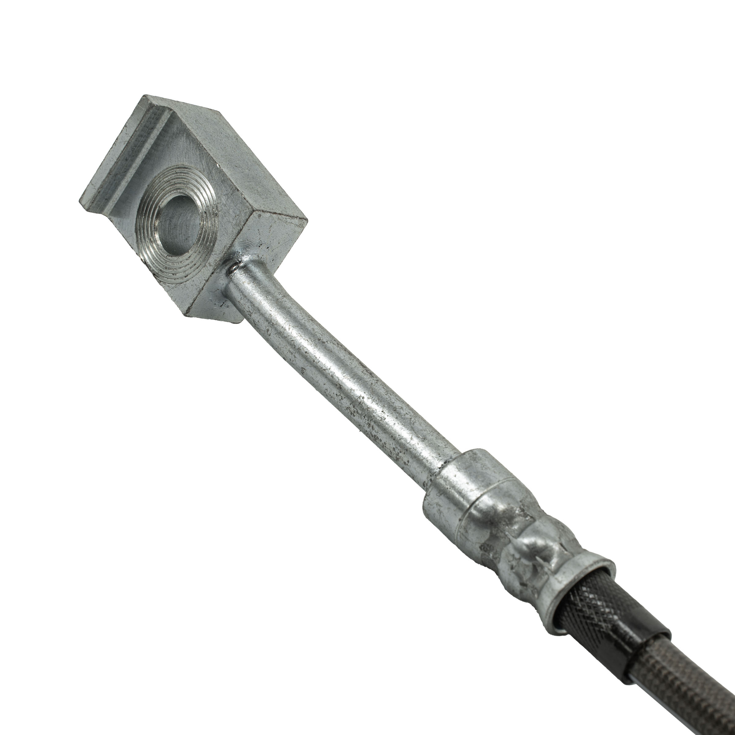 Custom Braided Brake Caliper Hose, 76-79 Caliper to 66-75 Ford Bronco