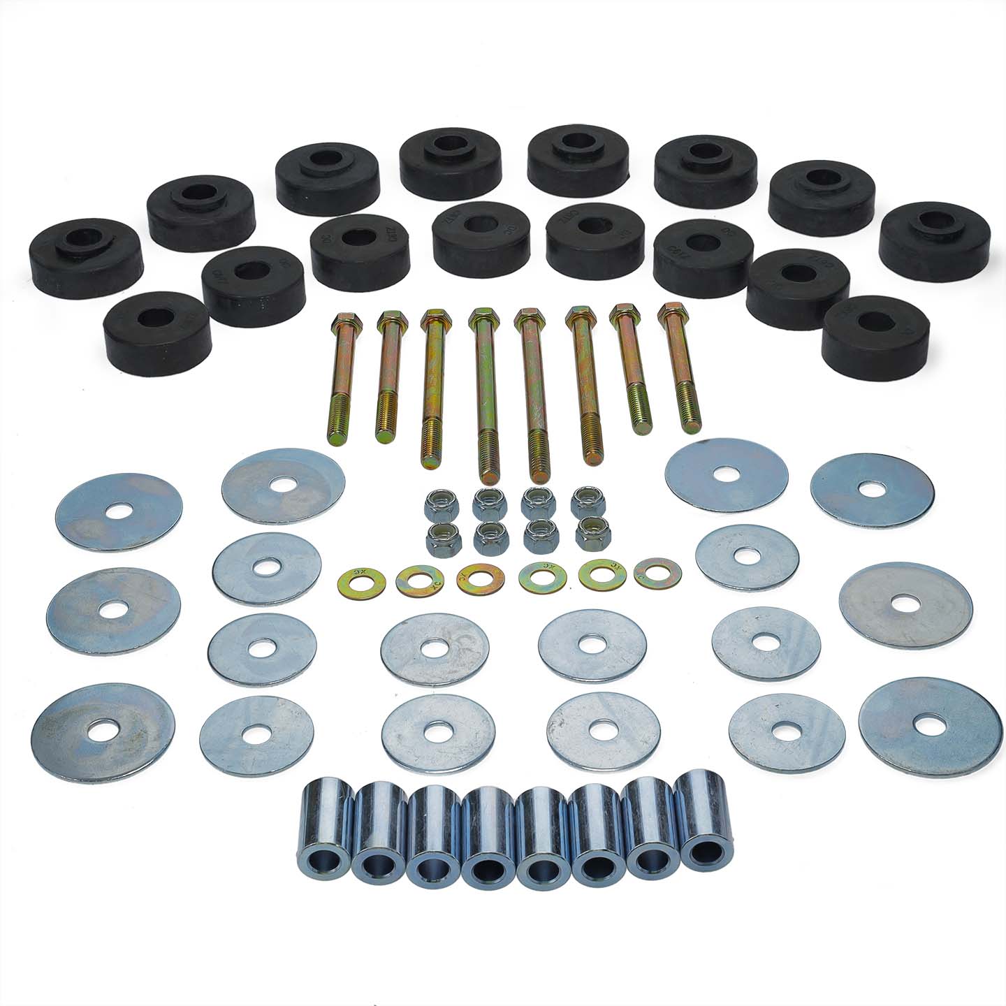 Early Bronco Rubber Body Mount Bushings with Hardware