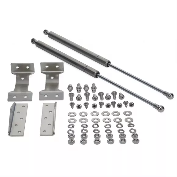 Stainless Hood Shocks for Deluxe Fiberglass Hoods 66-77 Bronco