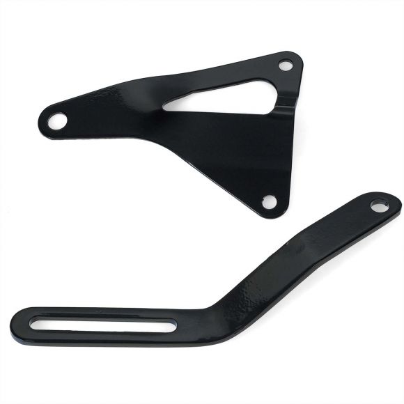 Early Bronco Black Alternator Brackets - SBF 289 302 351W