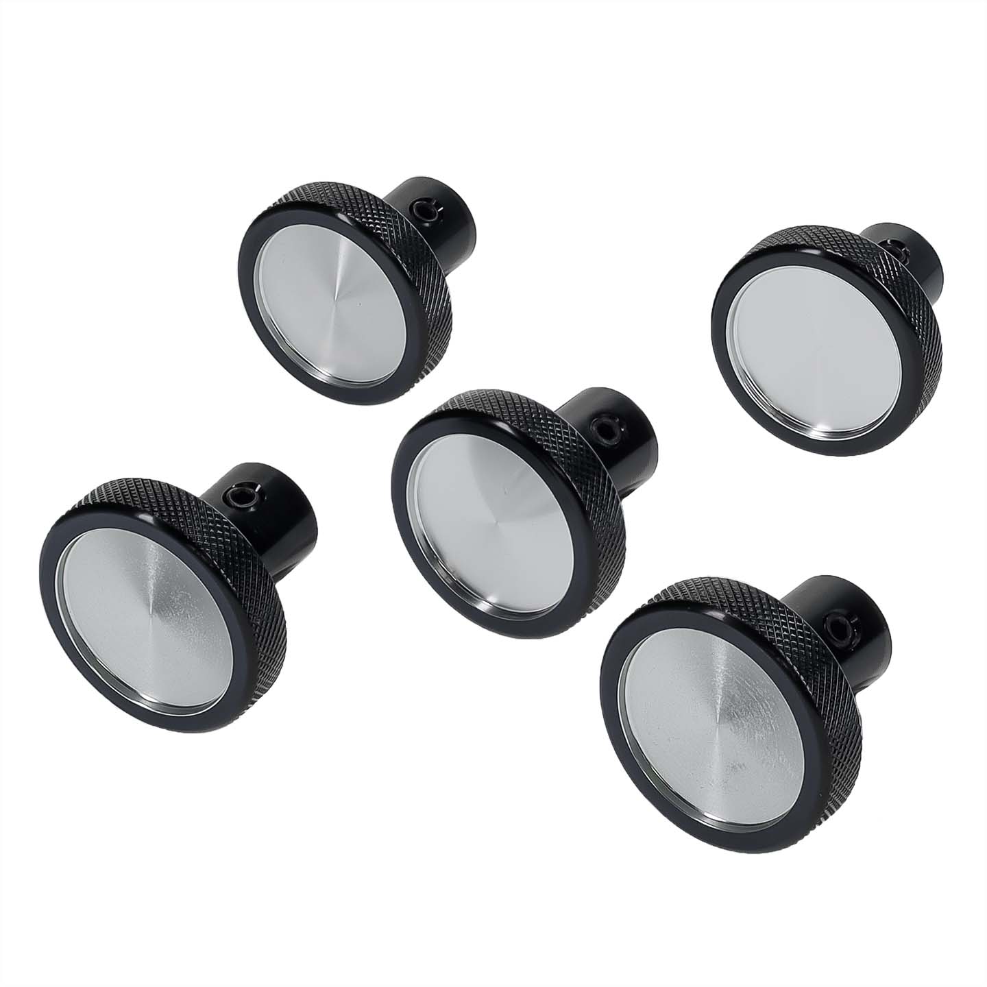 Early Bronco Billet Dash Instrument Knobs - OE Look, Set of 5