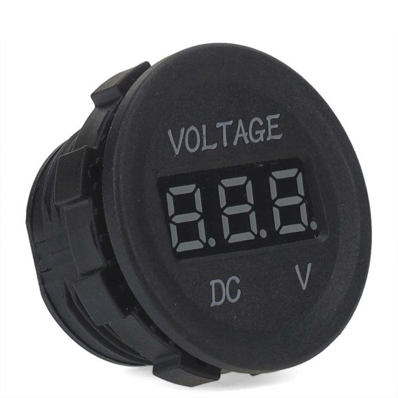 Digital Voltmeter for Custom Mounting in Vehicle