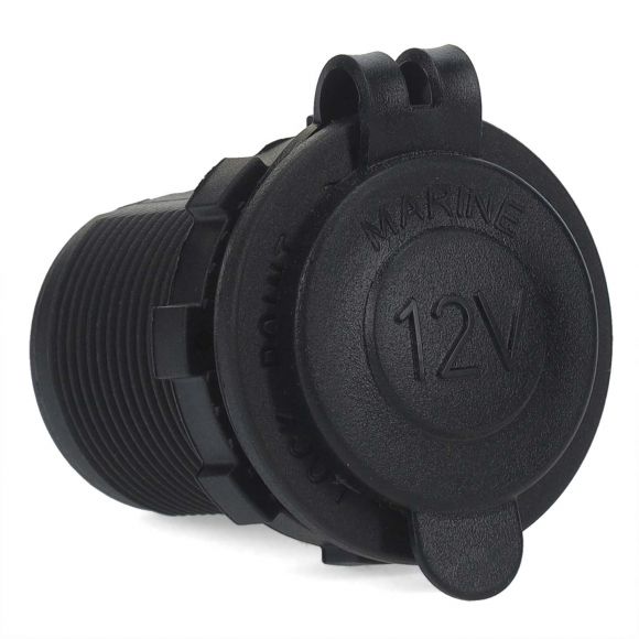 12V Round Power Socket For Custom Vehicle Mount