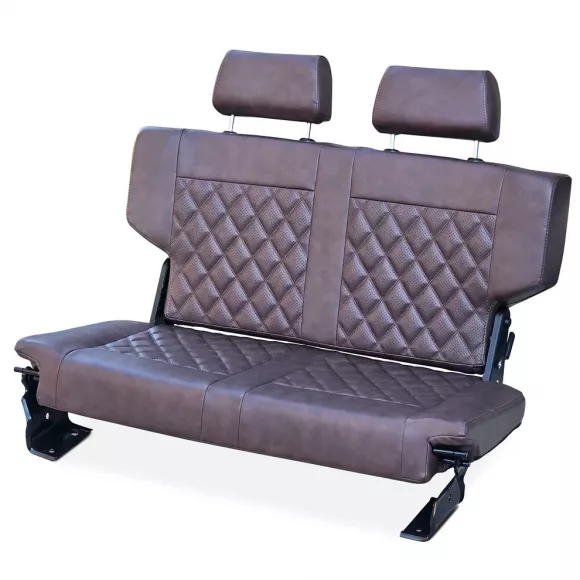 Caballo Dark Saddle Diamond Fold & Tumble Early Bronco Rear Bench Seat,