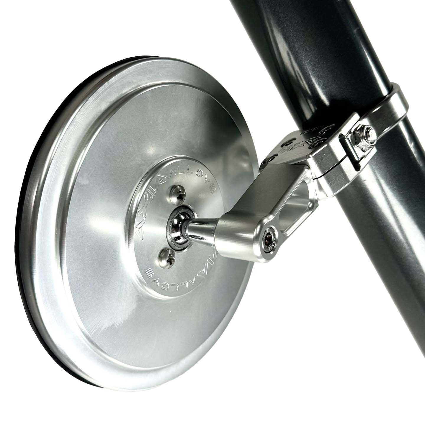 5-inch Round Convex Side Mirror with Roll Bar Clamp Mount