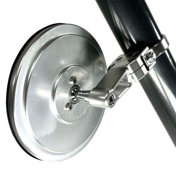5-inch Round Convex Side Mirror with Roll Bar Clamp Mount