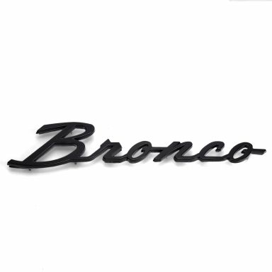 Early Bronco Emblems & Stickers