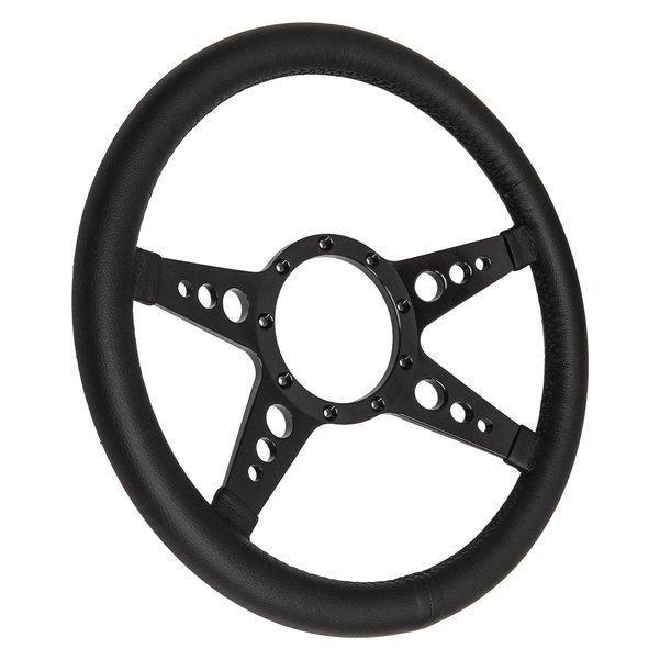 Mark 9 GT Black Steering Wheel 4-Spoke 14-inch
