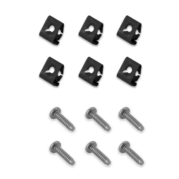 Armrest Screw & Clip Set (Both Doors) 68-77 Bronco