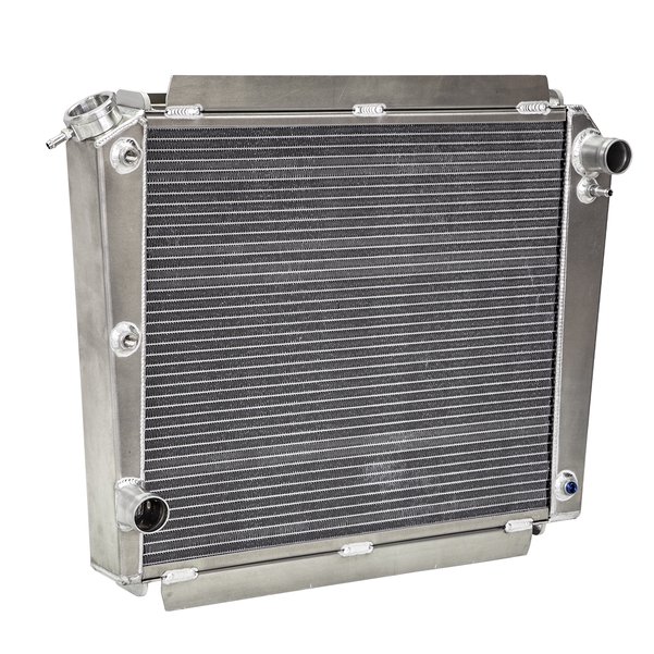 Coyote Swap Aluminum Radiator w/Auto Trans Cooler 66-77 Bronco