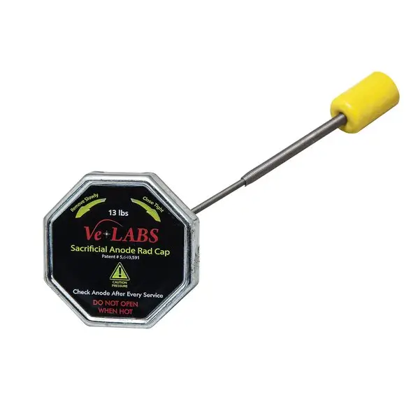 Anti-Electrolysis/Sacrificial Anode 13lb Radiator Cap