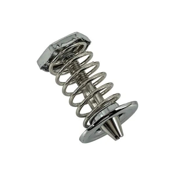 Stainless Hood Pin & Spring Assembly 66-77 Bronco