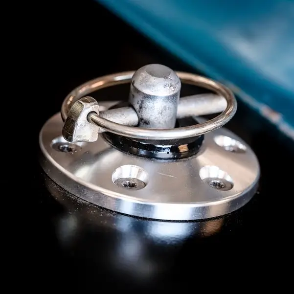 Billet Aluminum Hood Pin Kit Clear Anodize