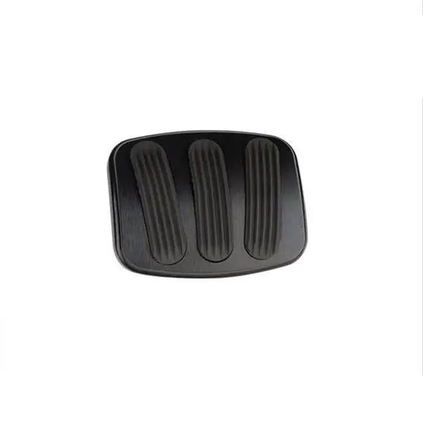 Lokar Billet Aluminum Curved Brake or Clutch Pedal Pad - Blk 66-77 ...