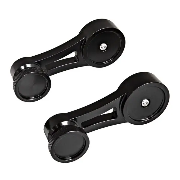 Black Billet Short Window Crank Handles 68-77 Bronco pair