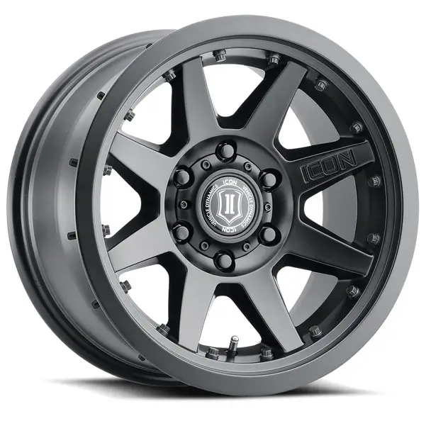 ICON Rebound Pro 17x8.5 Beadlock Wheel Satin Black