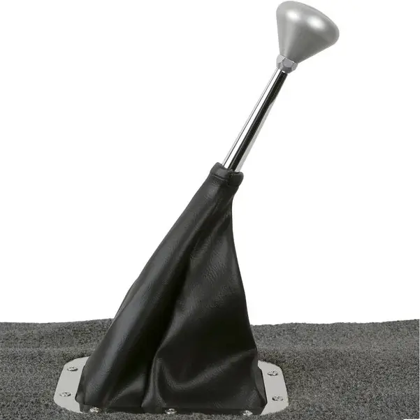 Lokar Shifter Rectangular Boot and Ring Set Polished Stainless