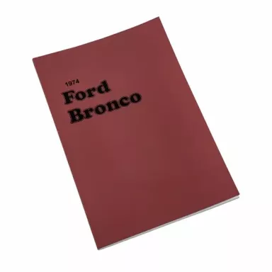 Early Bronco Books & Manuals | Wild Horses 4x4