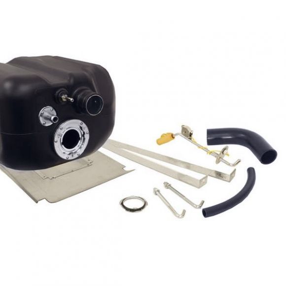 Early Bronco Side Auxiliary Fuel Tank Kit with Skid Plate