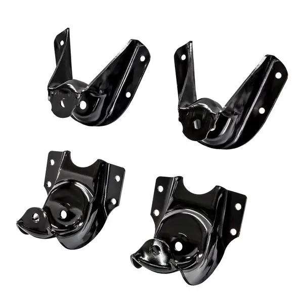 Stamped Leaf Spring & Shackle Hangers Weld to Frame 66-77 Bronco