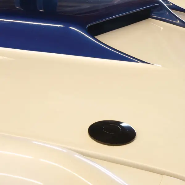 Quik Latch Low Profile Black Billet Aluminum Hood Pins Pair