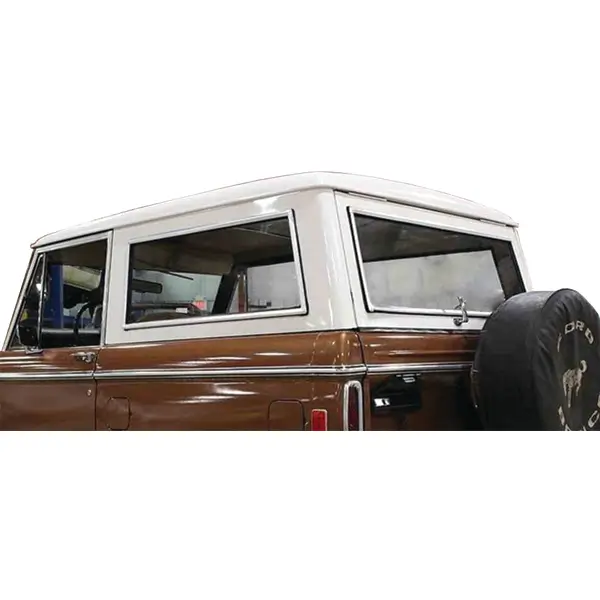 Hard Top Window Chrome Molding Full Kit 66-77 Bronco