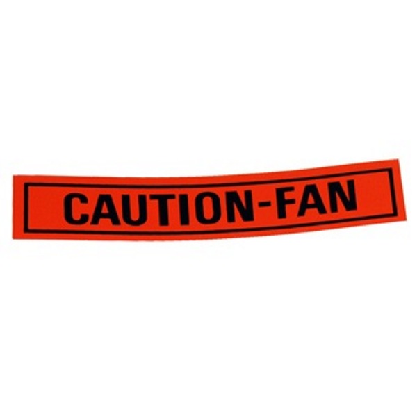 Caution Fan Sticker Decal 66-77 Bronco