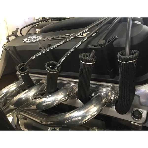 Black Spark Plug Boot Protectors Set Of 8