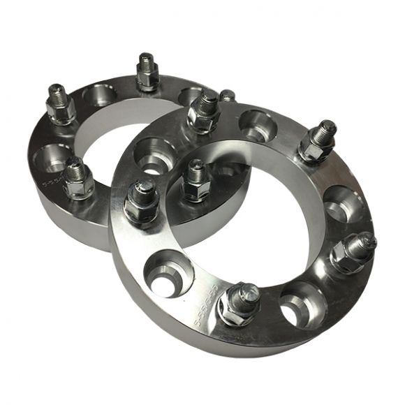 1.25-inch Billet Wheel Spacers 5 x 5.5 Bolt Pattern pair