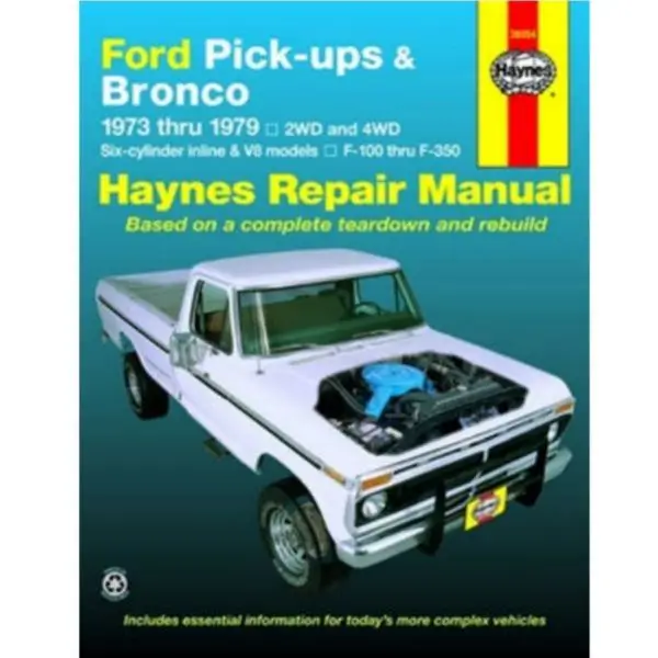 Haynes Repair Manual 73-79 Bronco