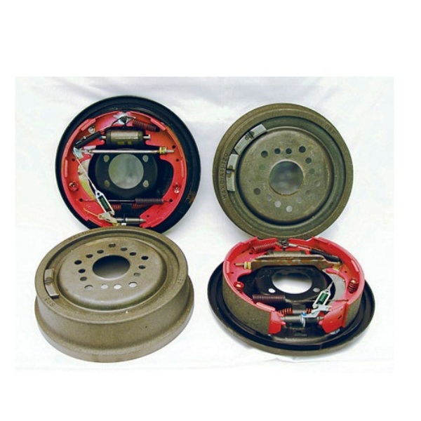 Rear Drum Brake Kit w/Backing Plates 76-77 Bronco