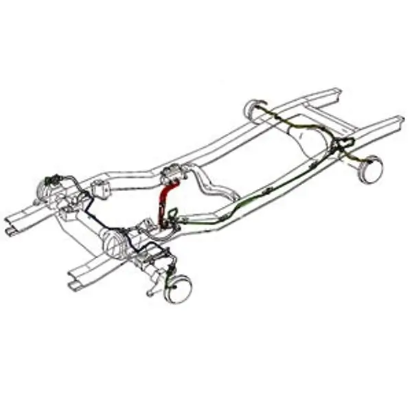 Stainless Steel Brake Line Set 66-77 Ford Bronco