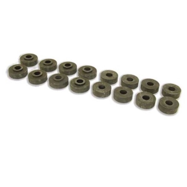 Rubber Body Mount Set 66-77 Bronco